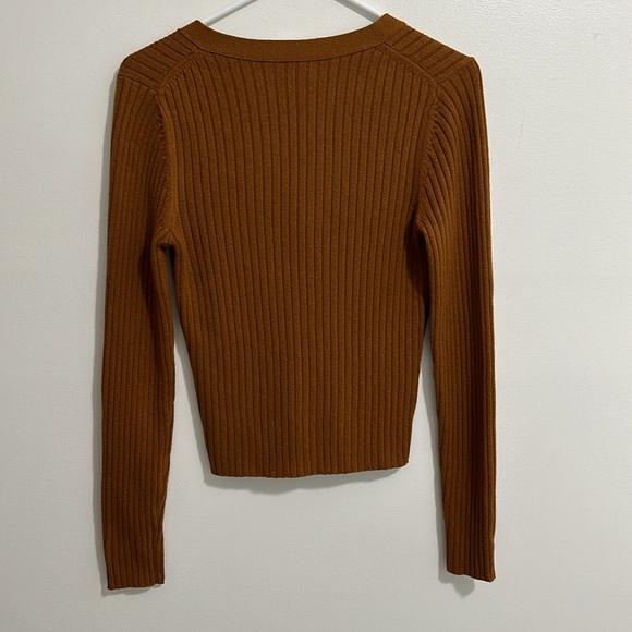 Wilfred | Sweaters | Aritzia Wilfred Chestnut Manila Merino Wool Blend ...